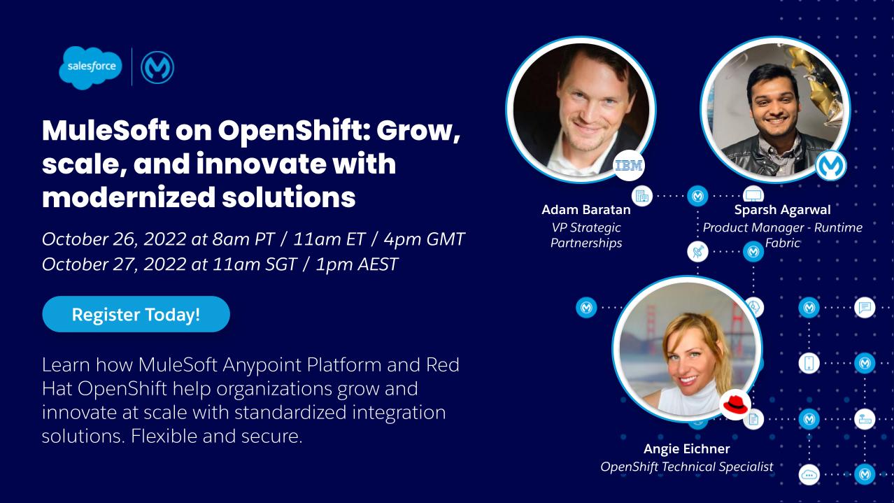MuleSoft on OpenShift - Grow and Innovate at Scale - Webinar